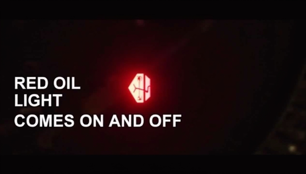 The Red Oil Pressure Warning Light Comes On and Off